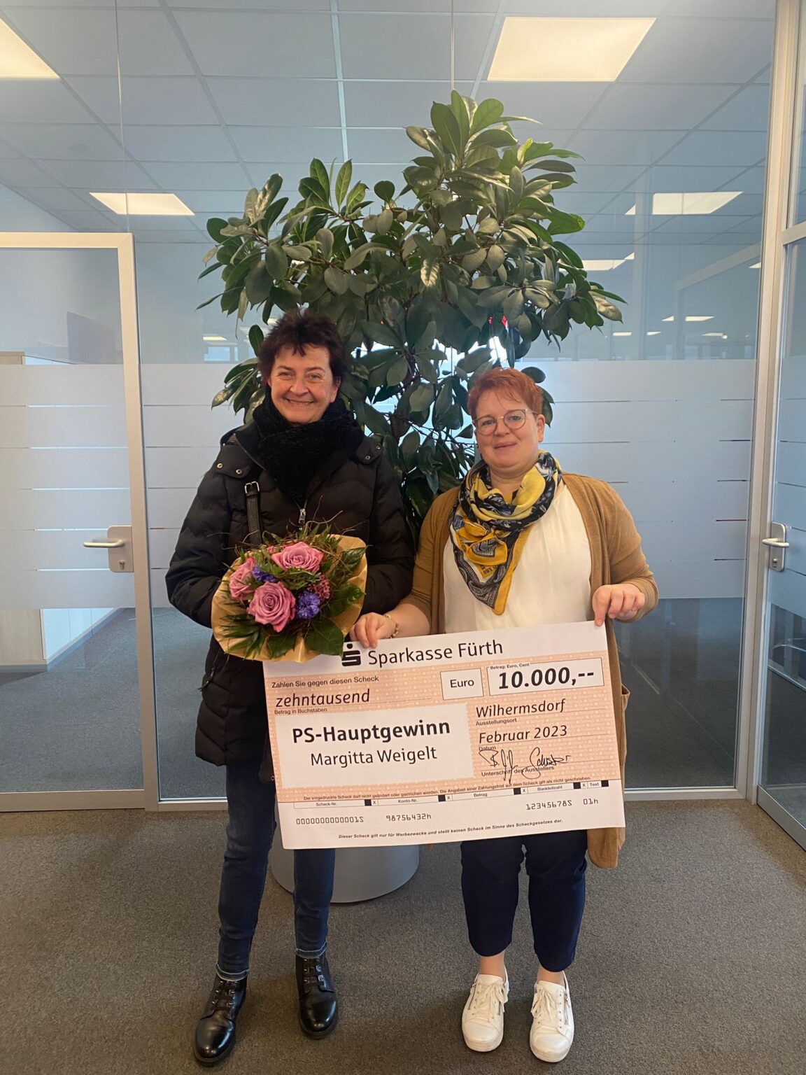 PS-Gewinnen und Sparen: Hauptgewinn von 10.000 Euro in Wilhermsdorf ...
